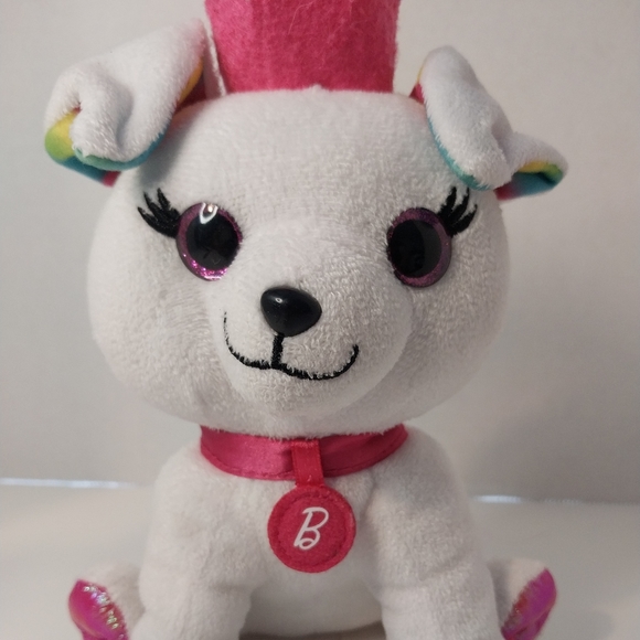 Mattel | Toys | Barbie White Plush Dog | Poshmark